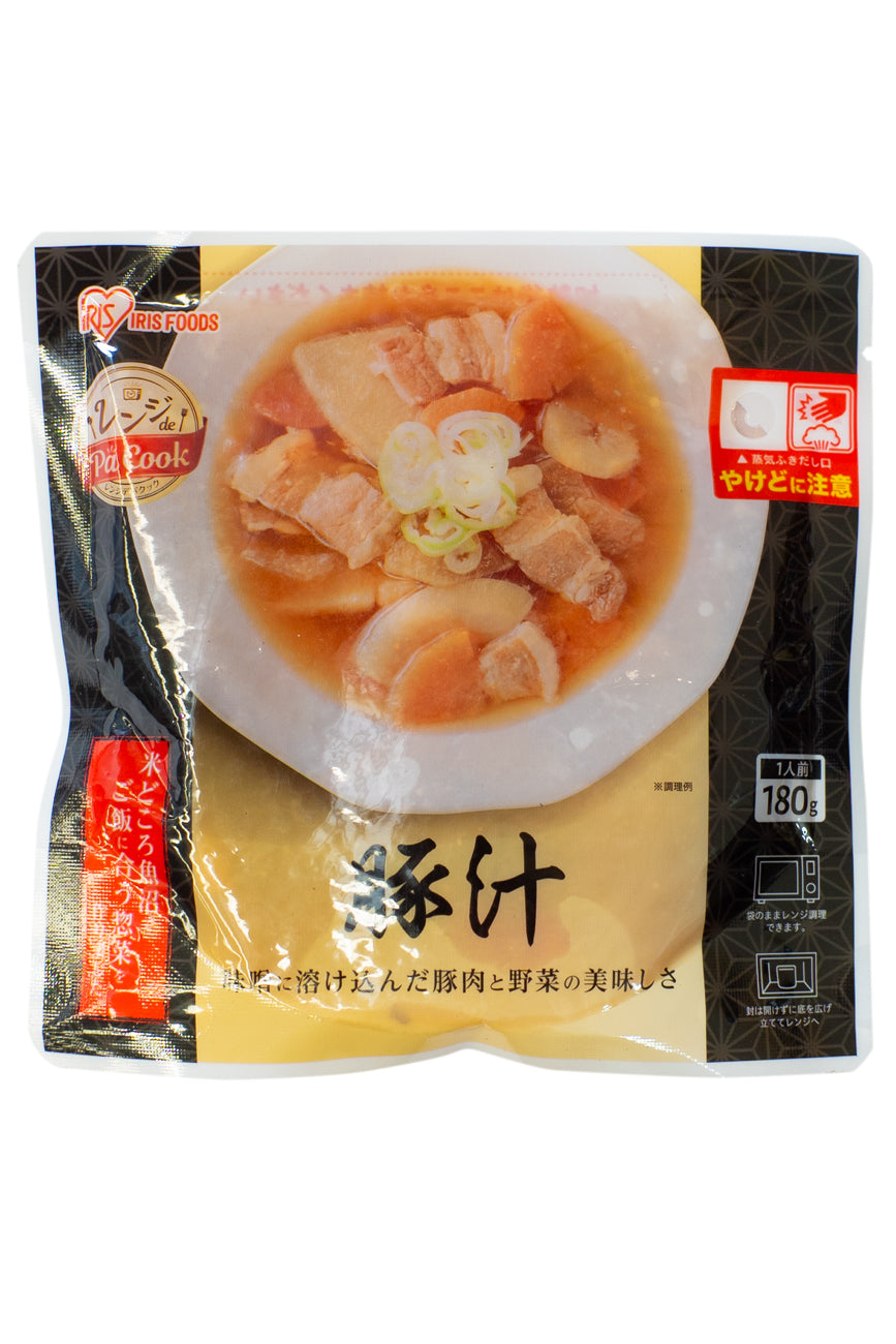 IRIS Renge de Pa Cook Range-Up Tonjiru Pork Broth 180g-Ichiba Junction – ichibajunction