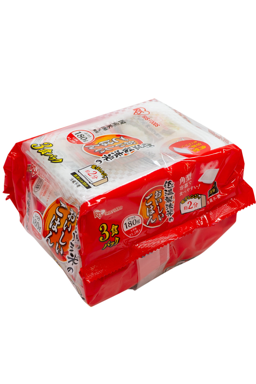 IRIS Teion-seihoumai no Oishii Gohan Japanese Rice 540g (180g x 3)-Ichiba Junction – ichibajunction