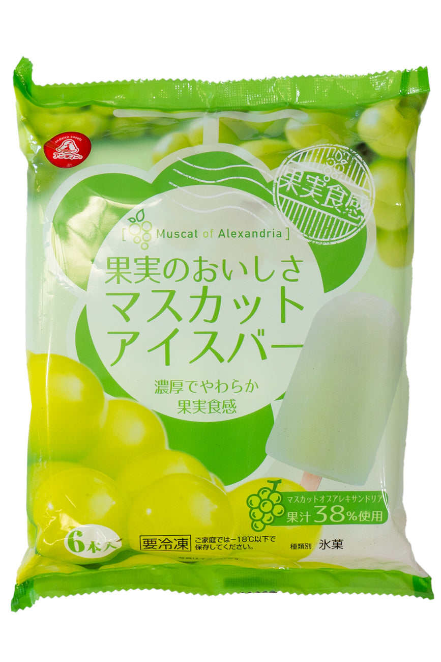 ANDEICO Kajitsu no Oishisa MUSCAT Ice Bar 300g (50ml x 6pc)-Ichiba ...