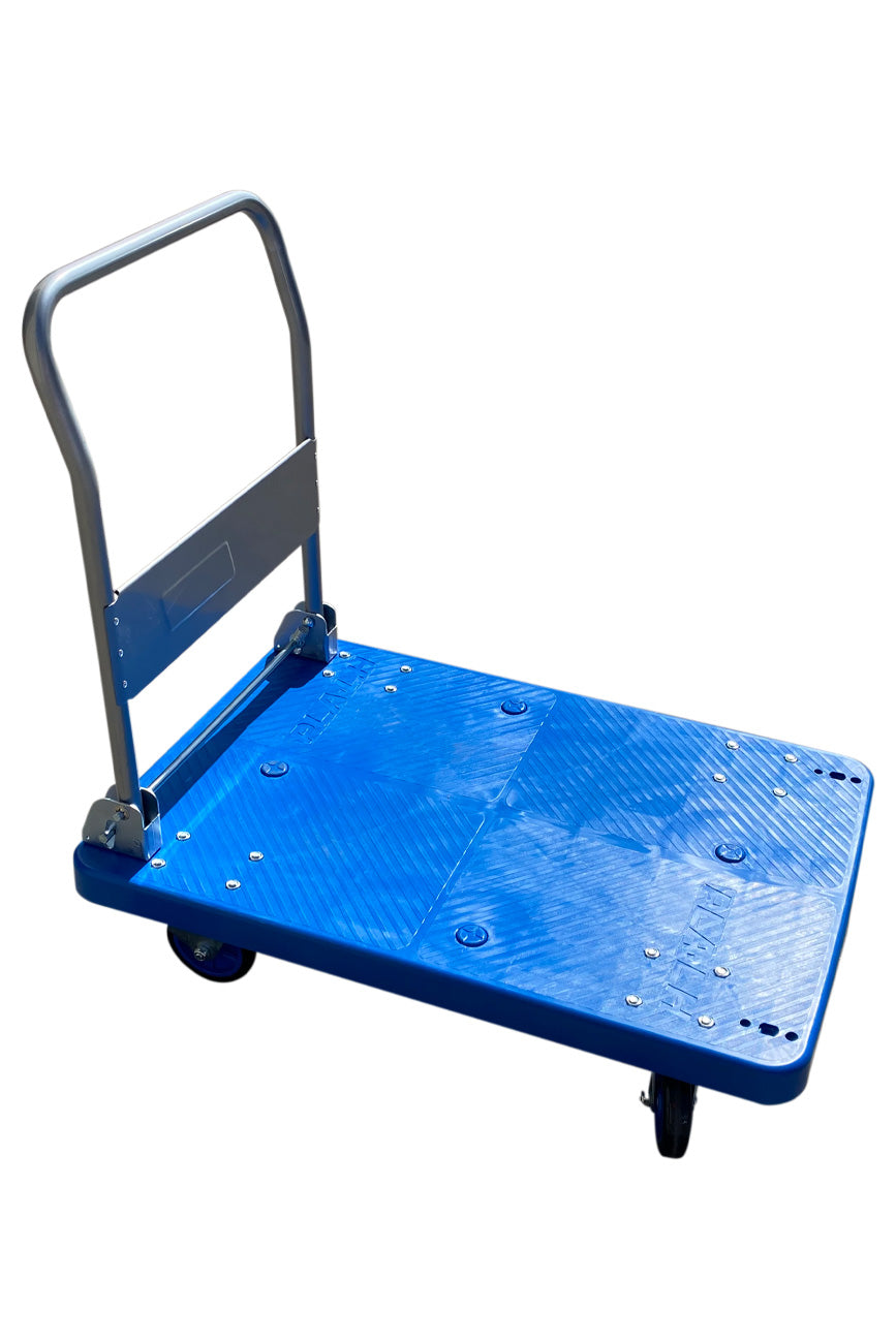 Blue Platform Hand Trolley PLA300P-DX-Ichiba Junction – ichibajunction