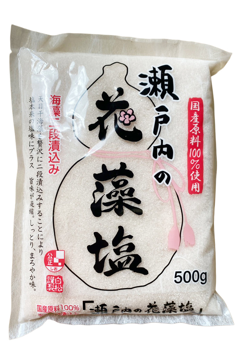 HAKU MATSU Setouchi no Hanamoshio Salt 500g-Ichiba Junction – ichibajunction
