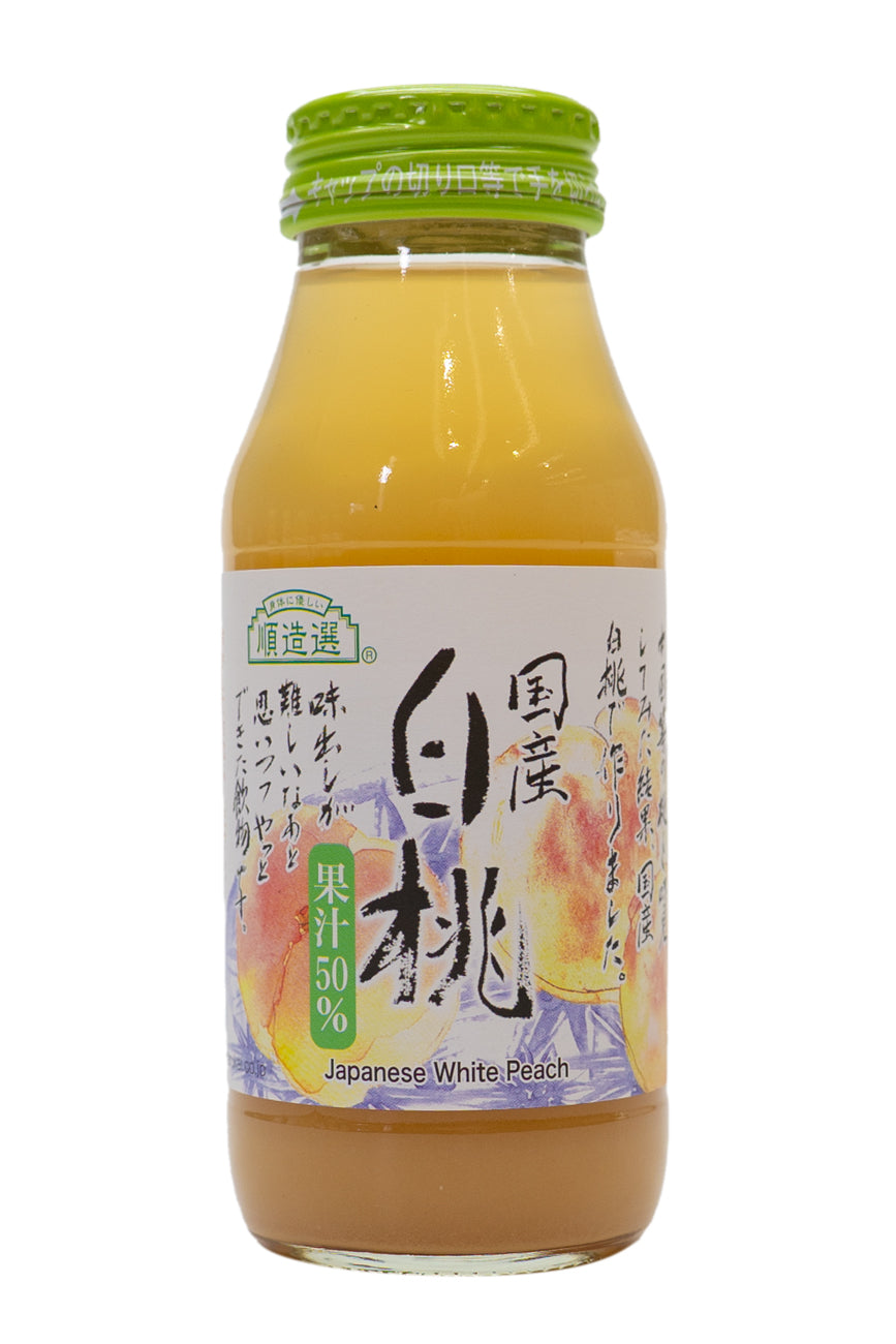 MARUKAI Junzo Selection Japanese Hakuto White Peach Juice 180ml ...