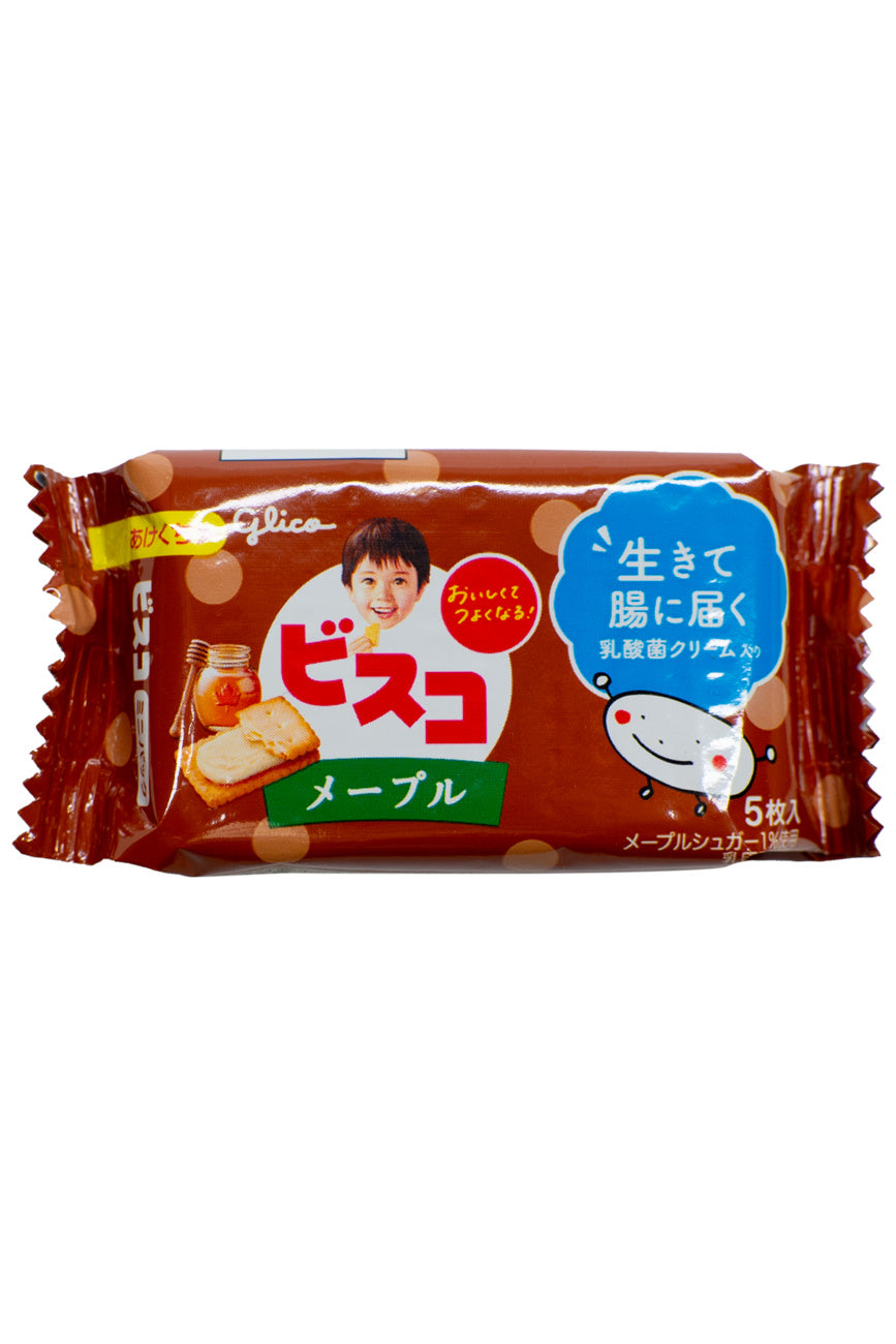 Glico BISCO MINI Pack Maple 21.5g (5pcs) – ichibajunction