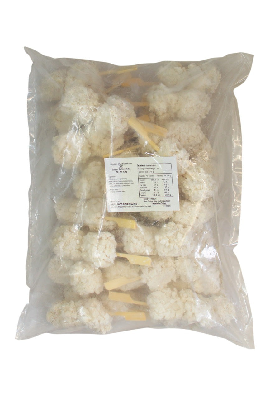 Crouton Ebi Kushi Katsu (Prawn Ball Fry) 40g x 30pcs | PU ONLY - Ichiba ...