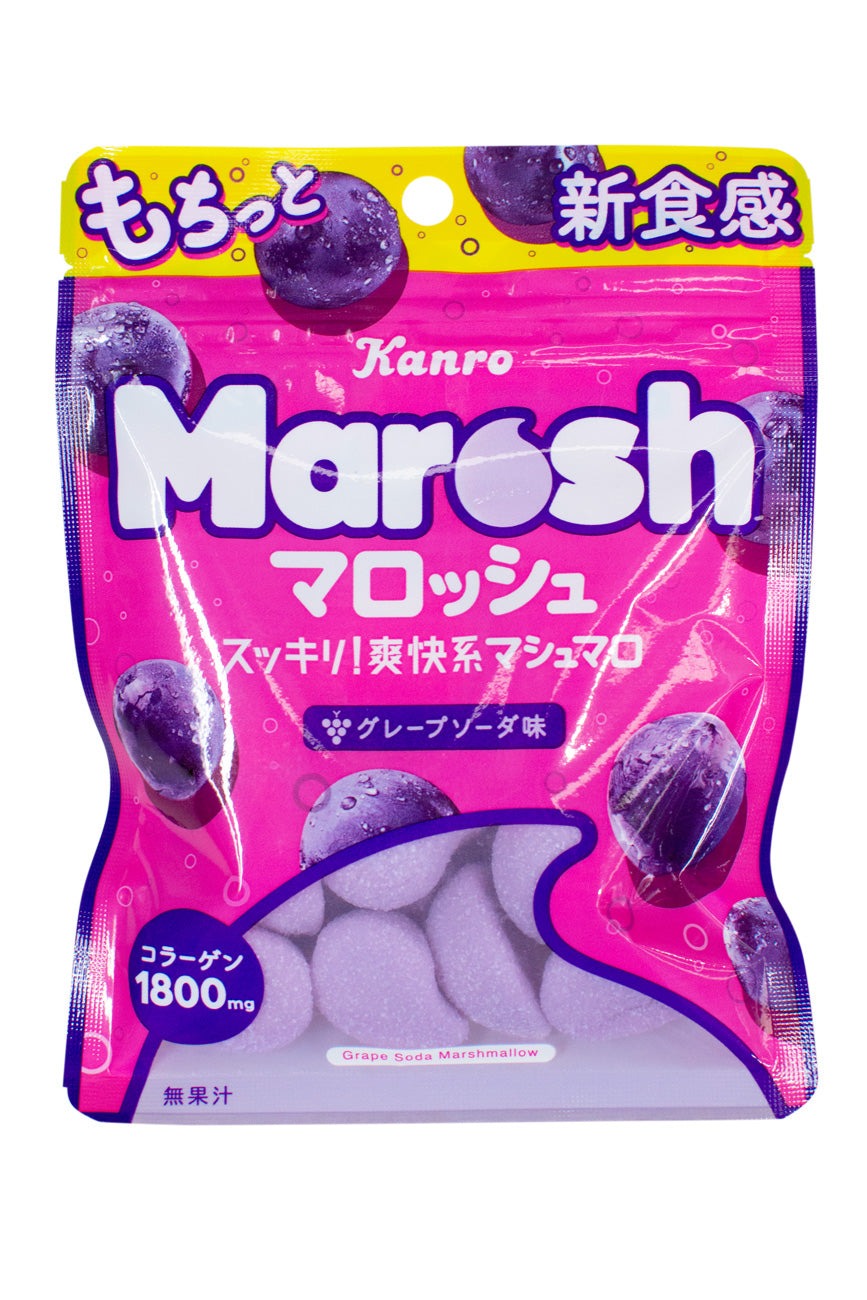 Kanro Marosh Grape Soda Flavor Marshmallow 50g - Ichiba Junction ...